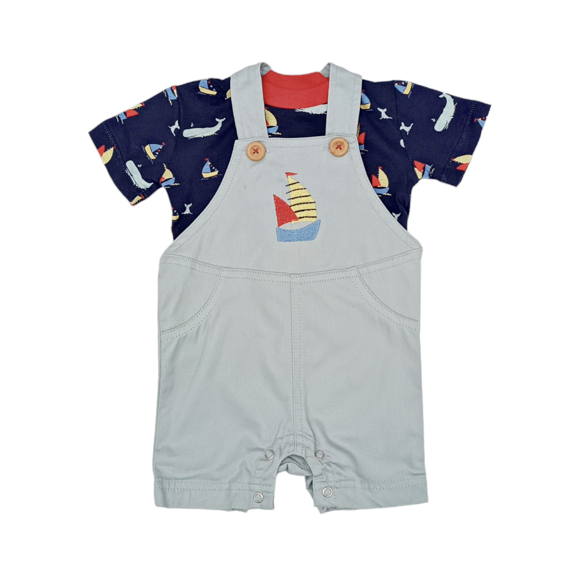 Overol estampado de barcos