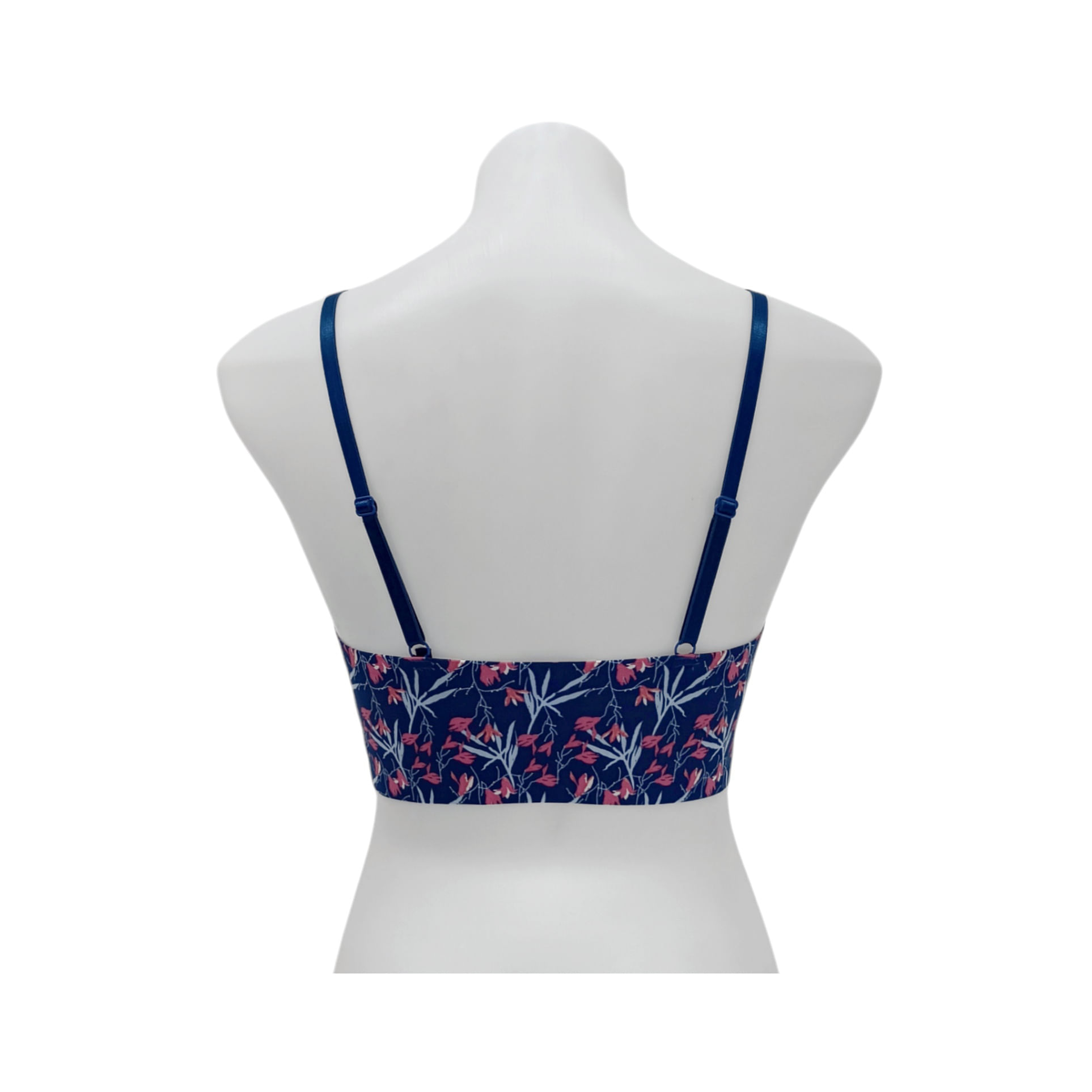 Brasier azul estampado