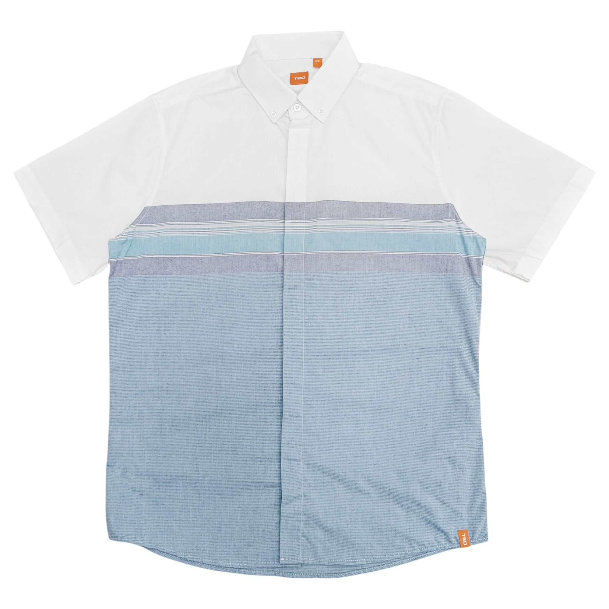 Camisa colorblocking para hombre